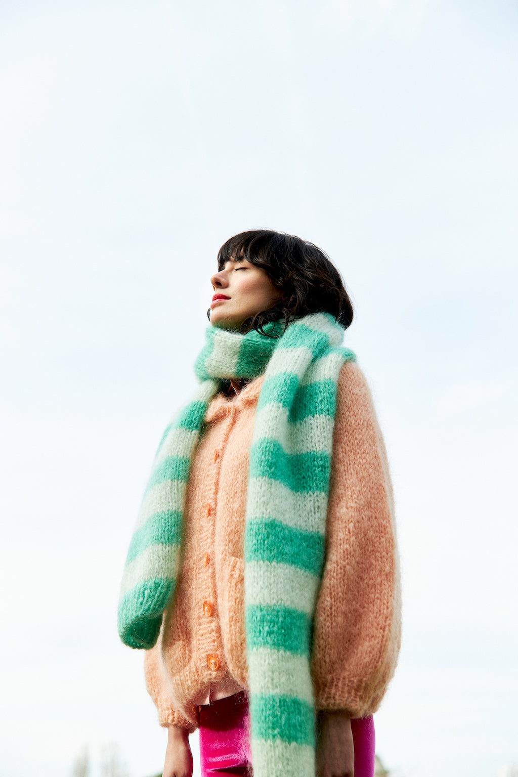 Caroline scarf - Pattern knitting