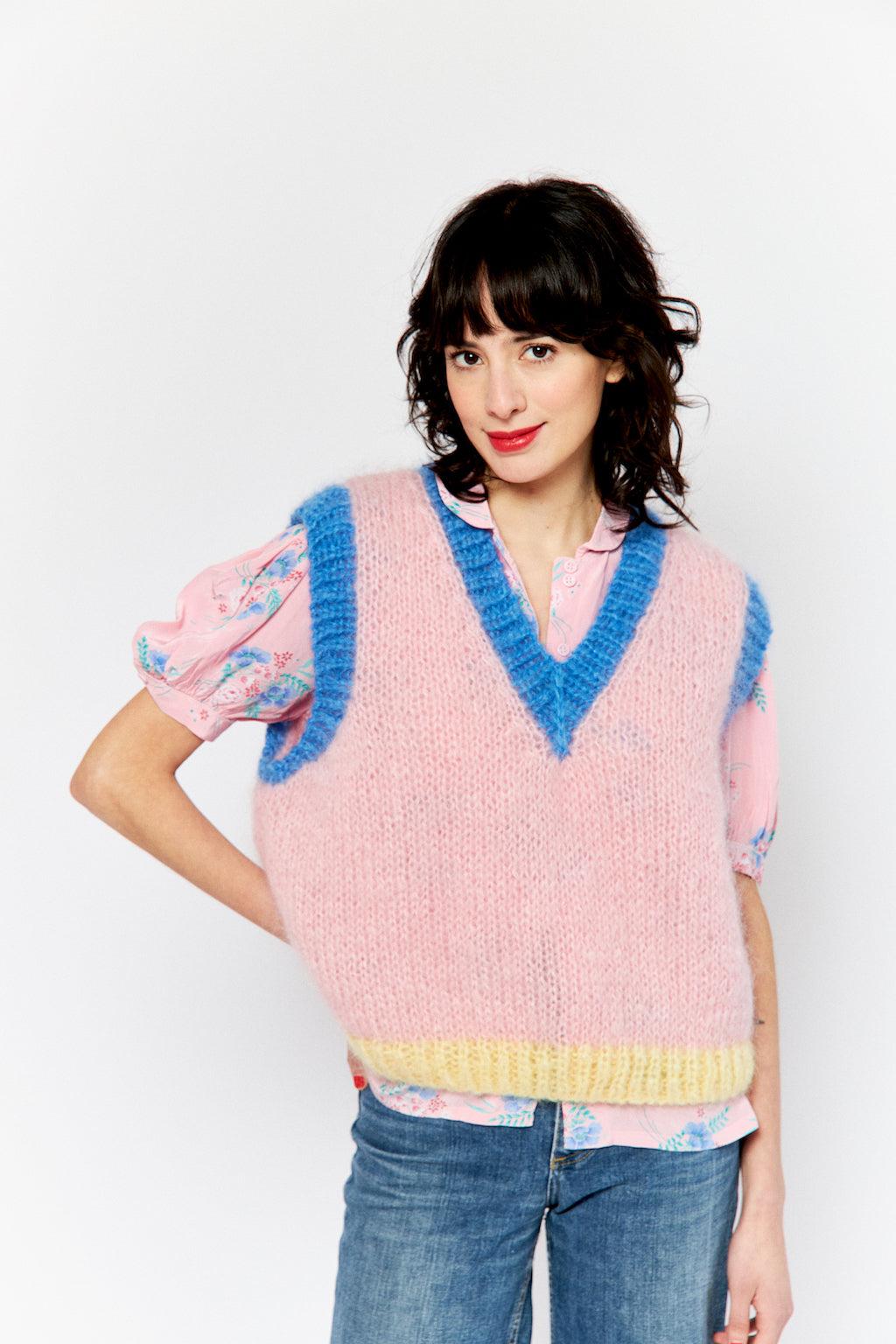 Ines sweater - Pattern knitting