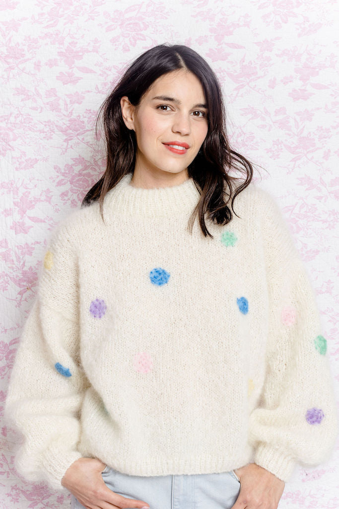 Confetti sweater - Pattern knitting