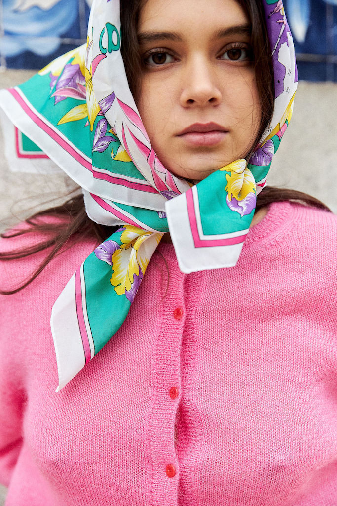 Thérèse Sweater fraise - Mohair sweater