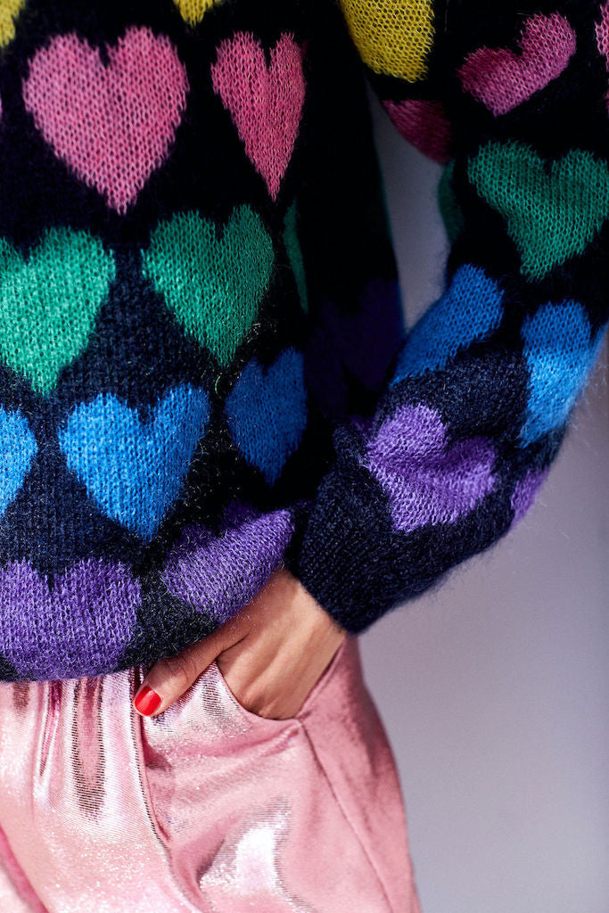 Cathy multico sweater - Mohair sweater